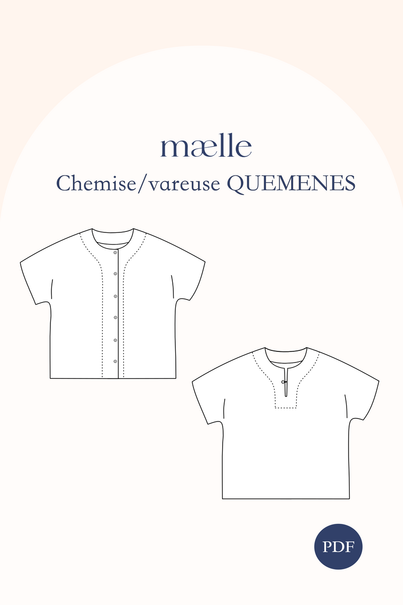 Patron couture enfant vareuse QUEMENES PDF – Maelle