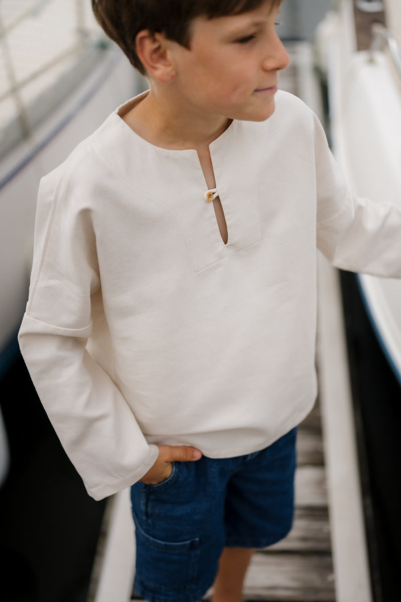 Patron couture enfant vareuse QUEMENES PDF – Maelle