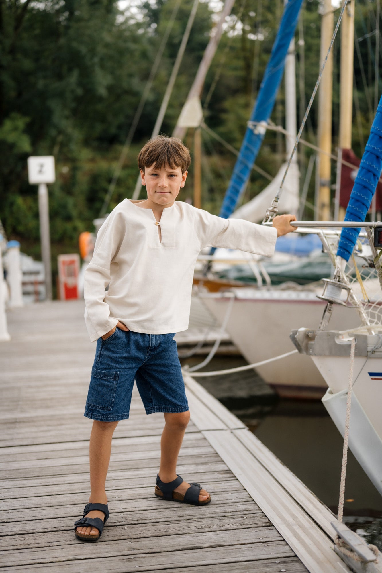 Patron couture enfant vareuse QUEMENES PDF – Maelle